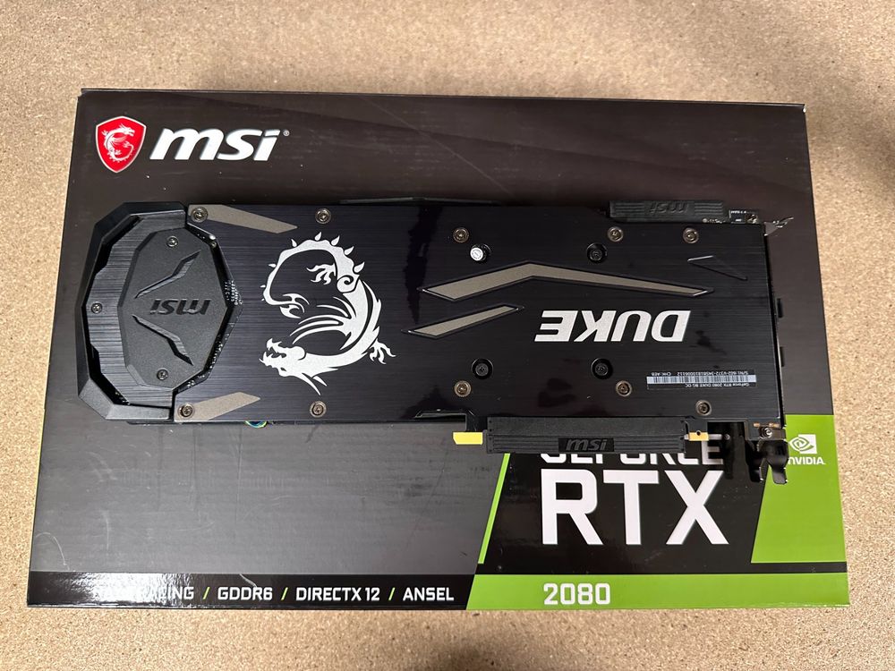 MSI RTX 2080 Duke OC 8G | Kaufen auf Ricardo