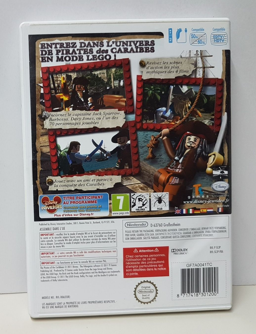 Lego Pirates des Caraïbes Le Jeu Vidéo Wii (Gebraucht) in Schüpfheim ...