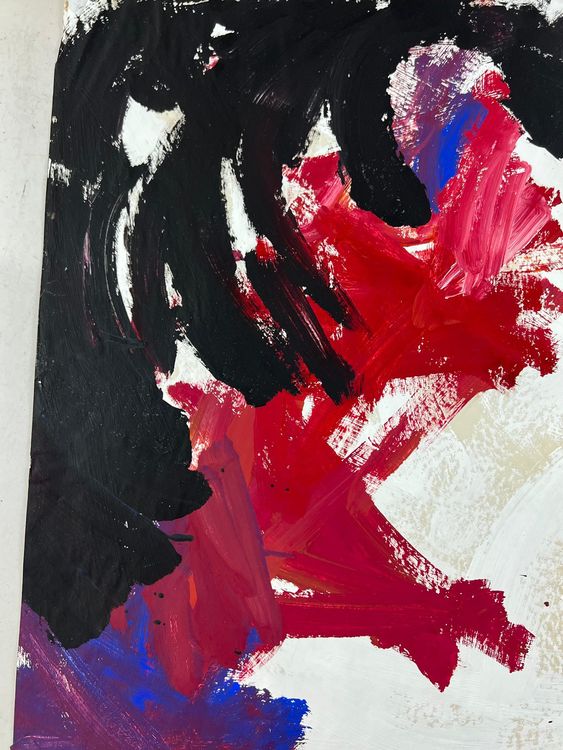 Abstrakte Mischtechnik /Gemälde aus Galerie Nachlass | Kaufen auf Ricardo