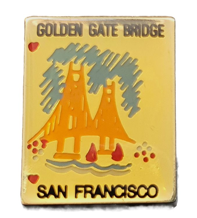 V064 - Pin Golden Gate Bridge Brücke USA San Francisco (Gebraucht) in ...