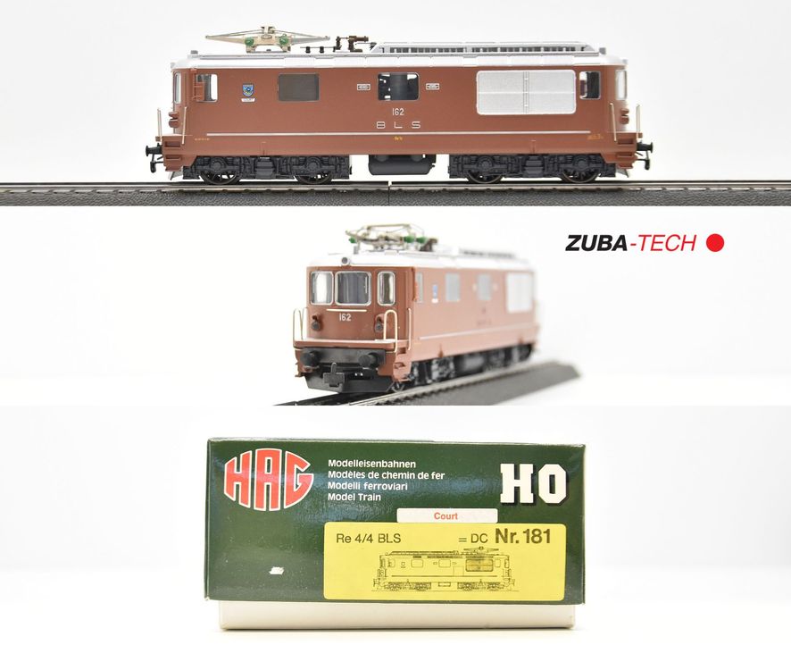 HAG 181 E-Lok Re 4/4 "Spiez" BLS H0 GS Analog mit OVP (Gebraucht) in St ...