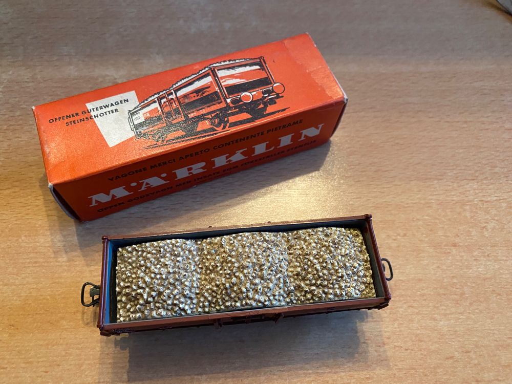 Märklin 4603 Hochbordwagen mit Steinkohle, Orange OVP (Gebraucht) in Glattfelden für CHF 15 ...