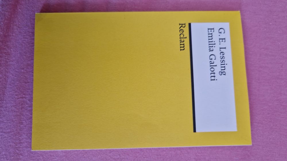 Emilia Galotti - G.E. Lessing | Kaufen auf Ricardo