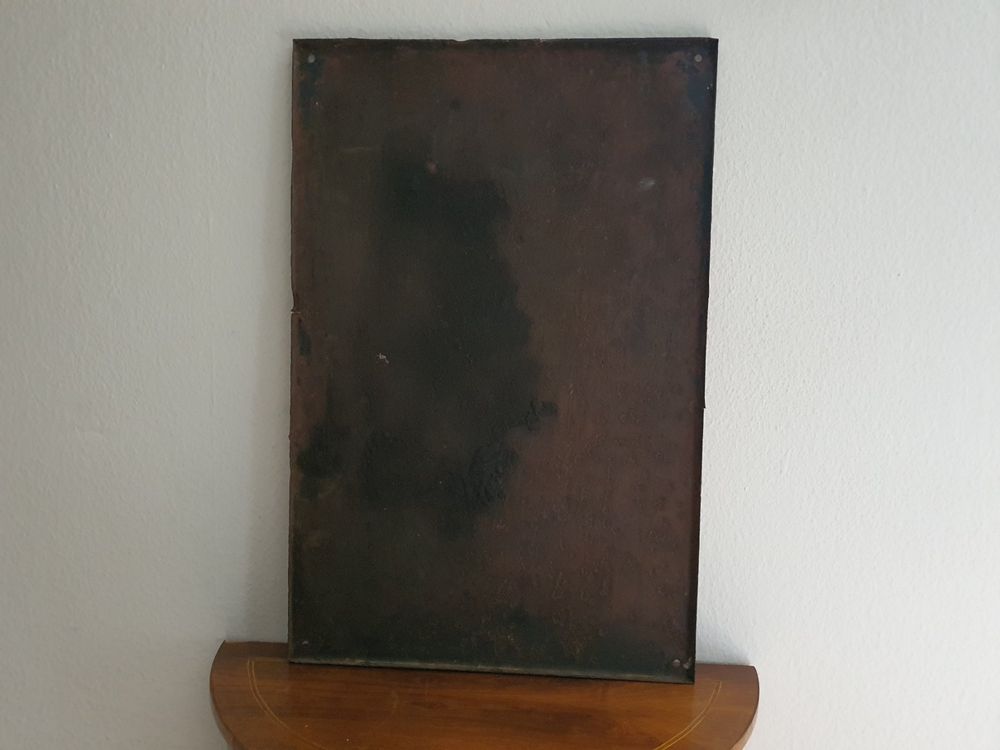 Altes grosses Emailschild Troll Briketts Emaille Schild 30er (Gebraucht ...