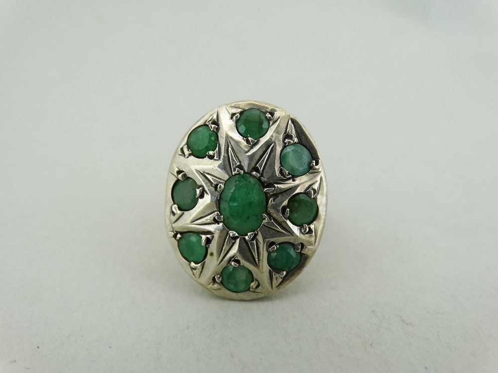 Vintage Silber 925 Ring mit Smaragden? (Gebraucht) in Adliswil für CHF ...