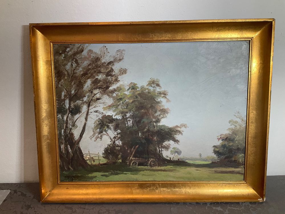 Emile BRESSLER (1886-1966) Tableau peinture sur toile signée (Gebraucht ...