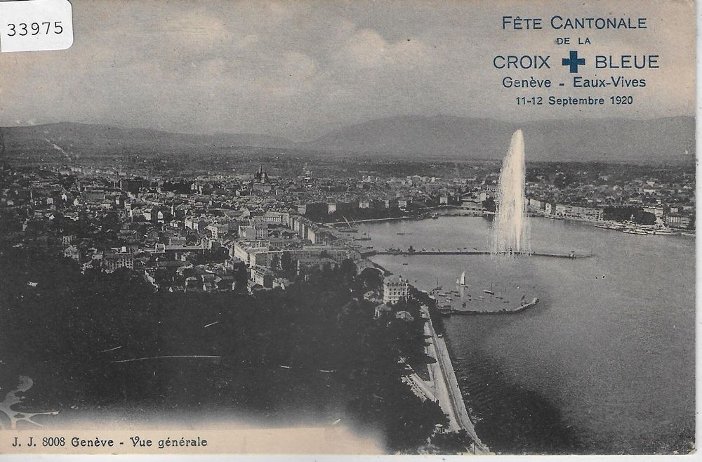 Fete Cantonale de la Croix Bleue - Geneve - Eaux-Vives 1920 | Kaufen ...