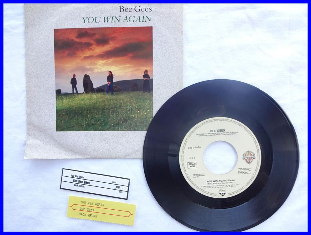 Single 7": BEE GEES - You WIn Again - 1987 | Kaufen auf Ricardo