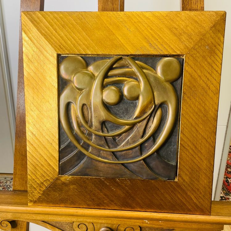 Midcentury Bronze wall sculpture - formella | Kaufen auf Ricardo