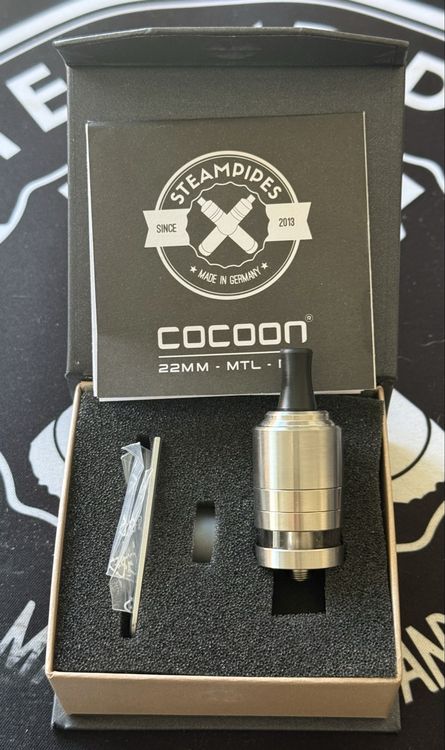 Steampipes Cocoon MTL RTA Vape, Verdampfer (Gebraucht) in Schmidrüti ...