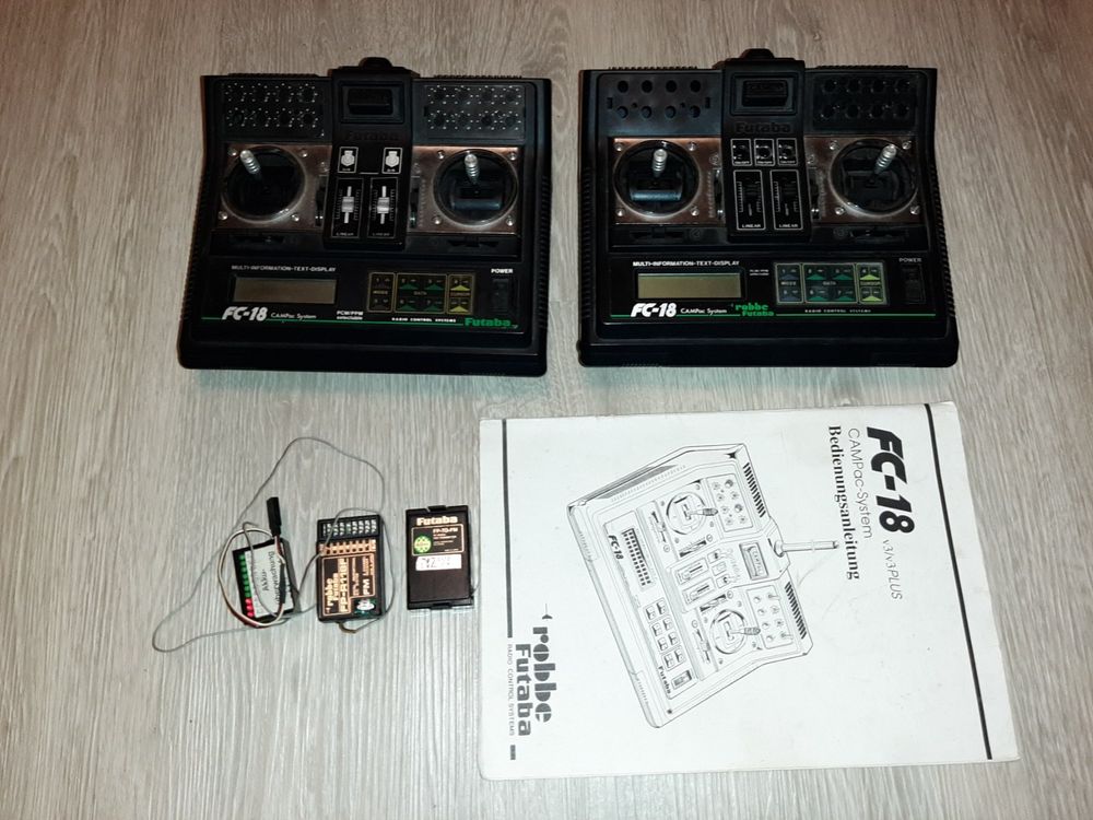 2 gebrauchte Futaba FC18V3Plus | Kaufen auf Ricardo
