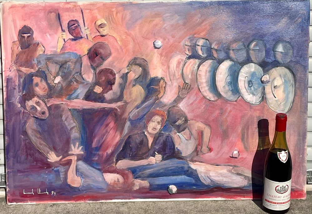 Sinischa Christen(1922-2007) Grosse Maggie Gemälde Signiert (Gebraucht ...