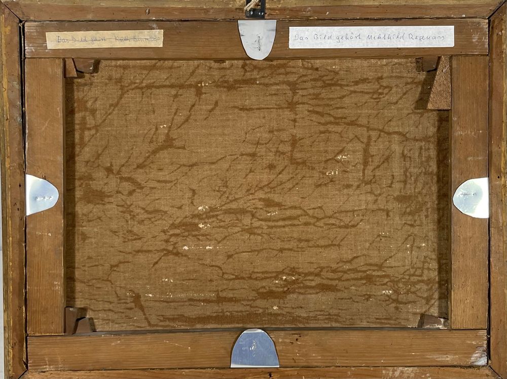 Antike See Anblick Gemälde mit Boot | Kaufen auf Ricardo