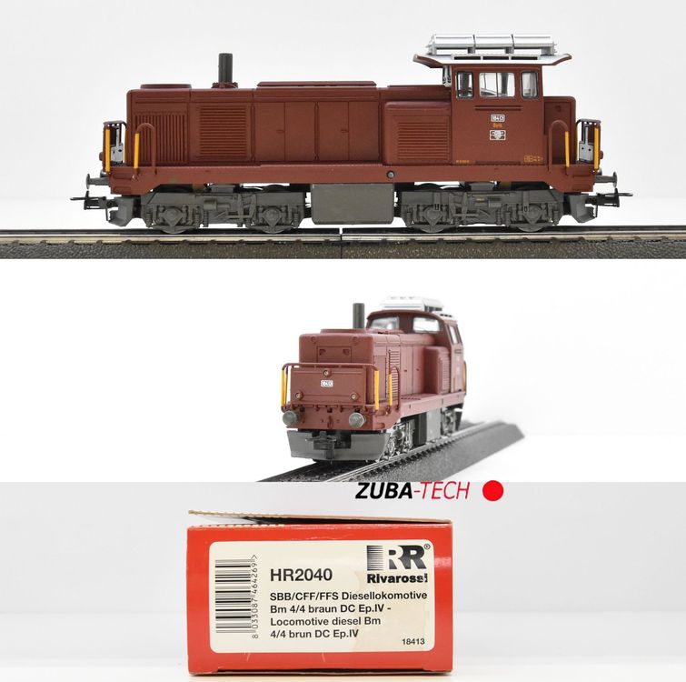 Rivarossi HR2040 Diesellok Bm 4/4 SBB H0 GS Analog mit OVP (Gebraucht ...