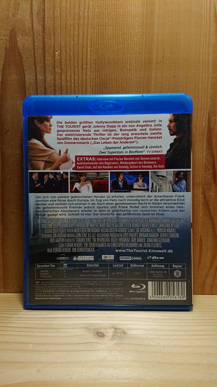 THE TOURIST Blu-Ray mit Johnny Depp (Gebraucht) in Wilderswil für CHF 2.9 – mit Lieferung auf ...