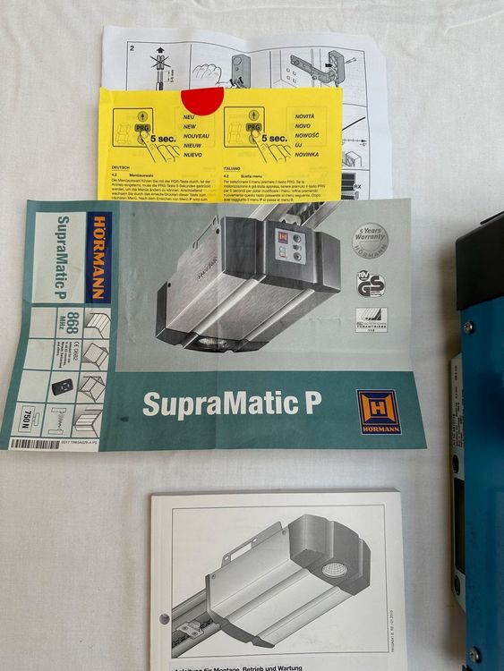 Hörmann Garagentorantrieb Supra Matic P.& 1Kanal Kit.Top. | Kaufen auf ...