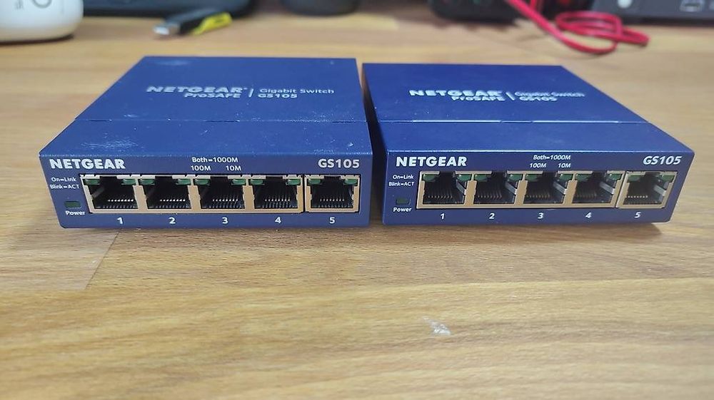 NETGEAR ProSafe GS105E Switch GbE 5-port (2 Stück) (Gebraucht) in ...