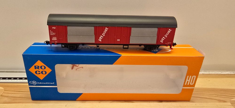 Roco 4387A H0 Großraum-Postwagen PTT der NS (Neu (gemäss Beschreibung ...