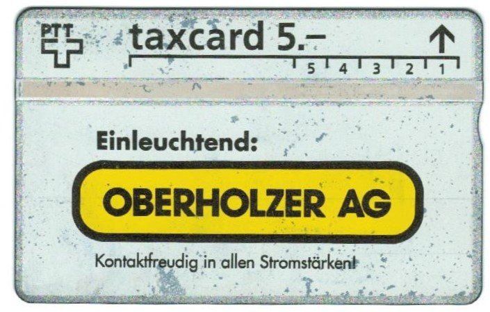 Taxcard 210L_52020 Oberholzer 300 Ex 2. Qualität (Gebraucht) in Zürich ...
