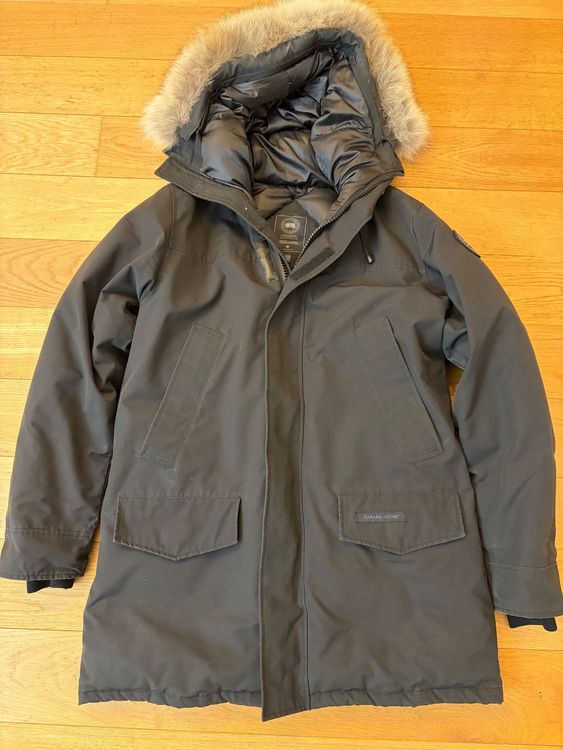 Canada Goose Pelzbesetzter Parka Langford L Black Label (Gebraucht) in ...