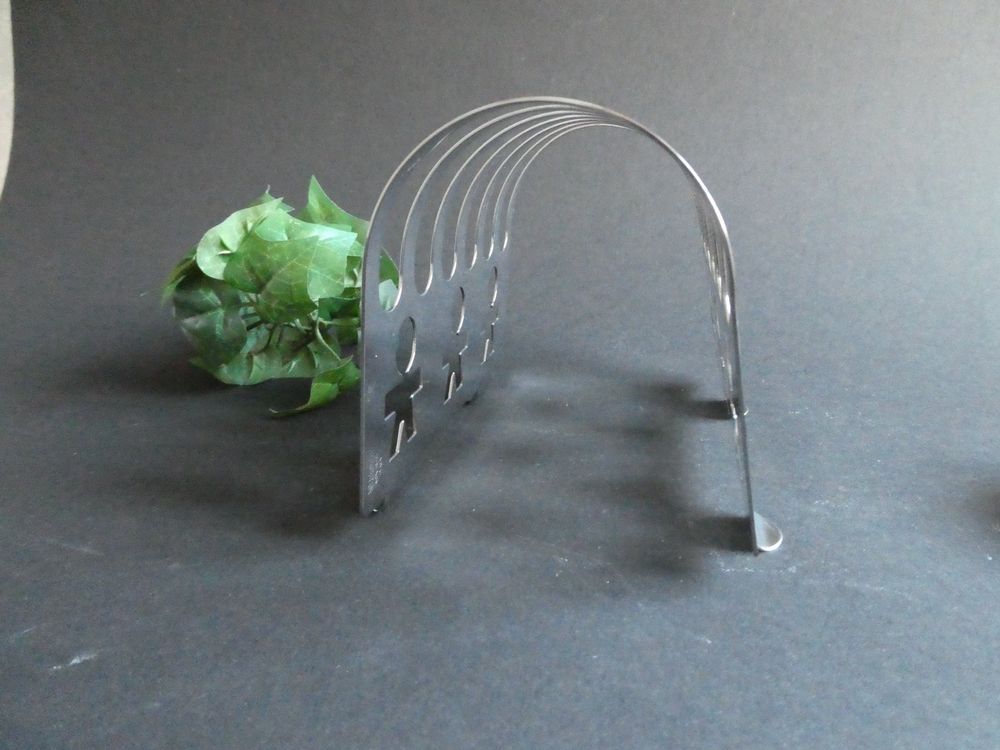 ALESSI Eleganter Toasthalter für 6 Scheiben Design King-Kong (Neu ...