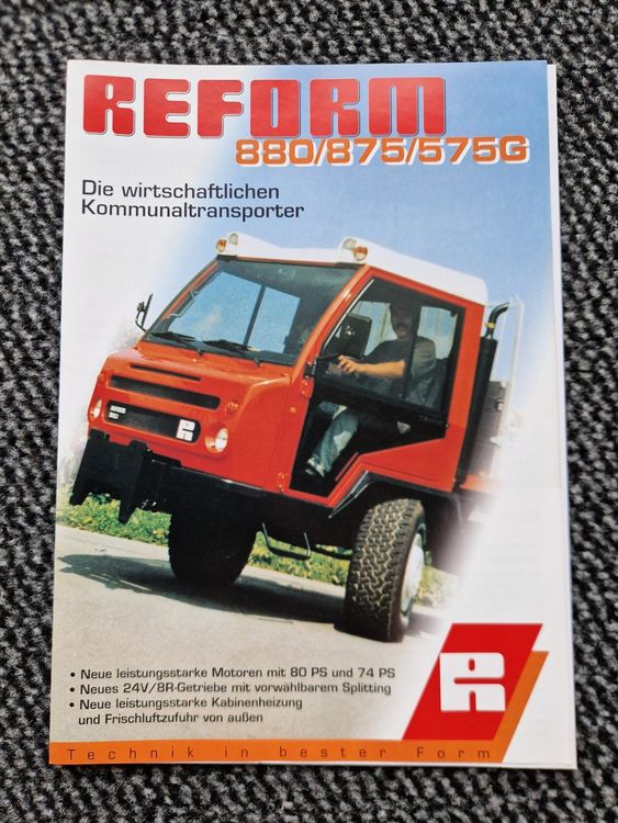 Original Prospekt Reform Muli 880/875/575G (Gebraucht) in Dürnten für ...