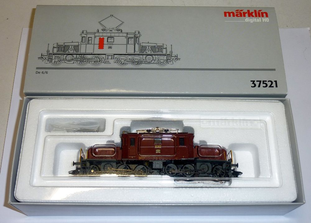 Märklin 37521 De 6/6 Seetal Krokodil Braun H0 AC/WS DEFEKT (Defekt) in Novazzano für CHF 131 ...