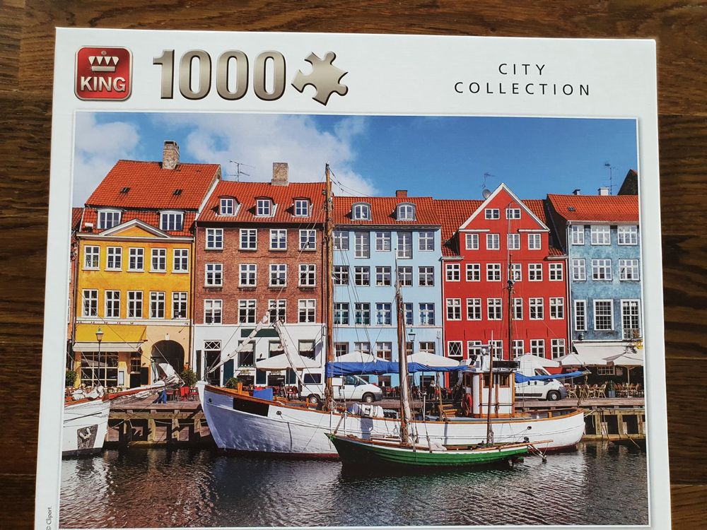 King Puzzle 1000 Teile - Kopenhagen ** BRANDNEU ** (Neu und ...