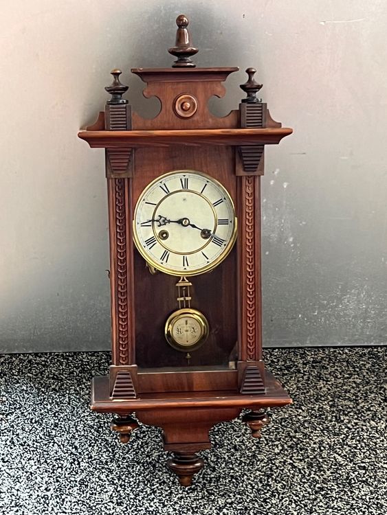Schöne alte Wanduhr / Pendeluhr / Regulator JUNGHANS (Gebraucht) in ...