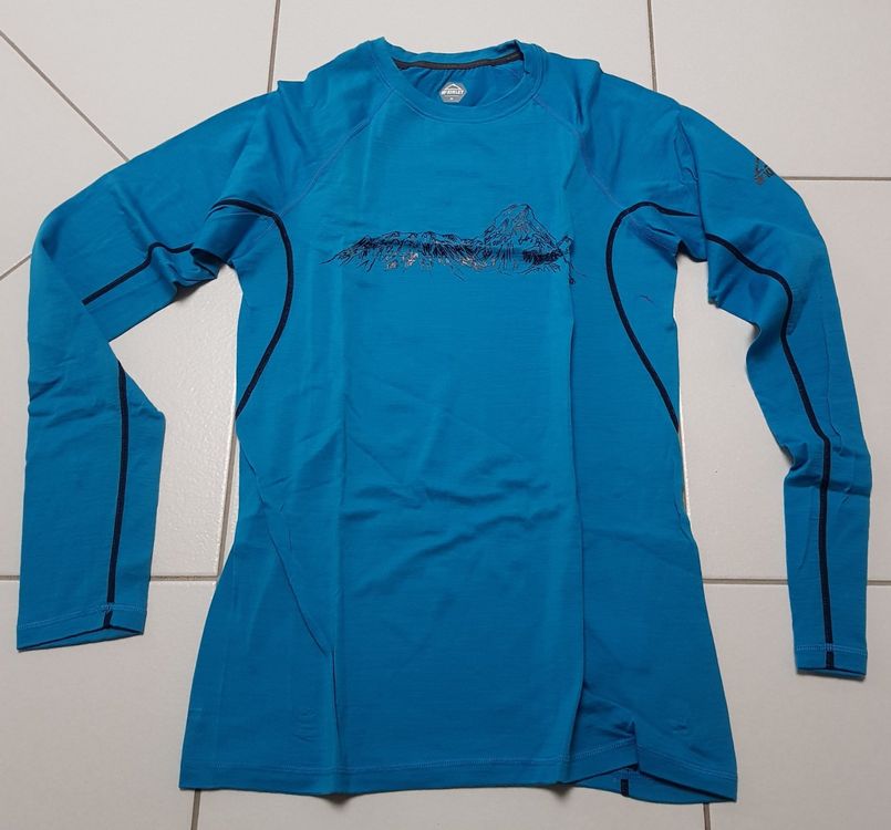 Mc Kinley Merino langarm Shirt, Gr. M, "NEU" - blau (Neu (gemäss ...