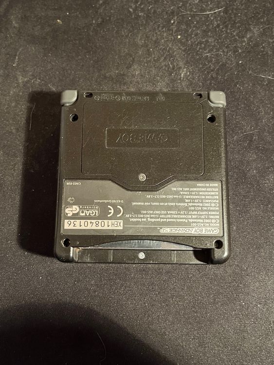 Gameboy Advance SP Schwarz Nintendo Original | Kaufen auf Ricardo