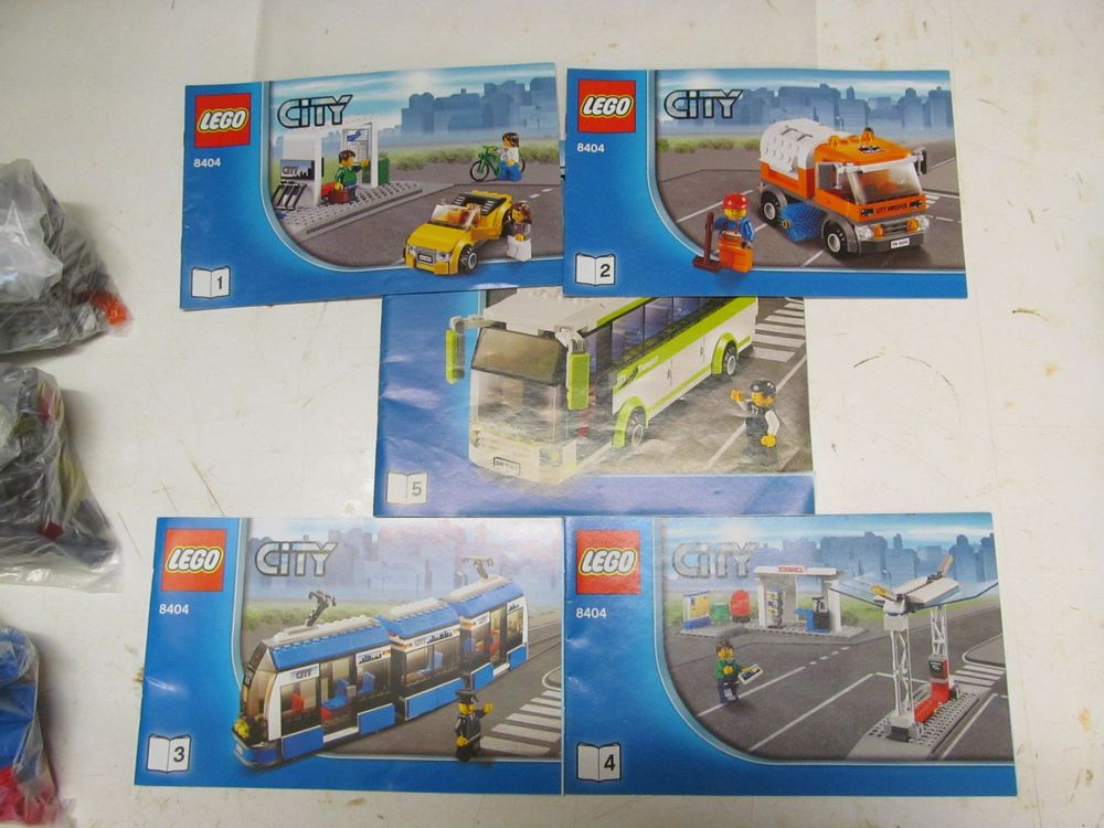LEGO CITY 8404 GROSSE BUS STATION TAXI - BUS - TRAM - USW (Gebraucht ...