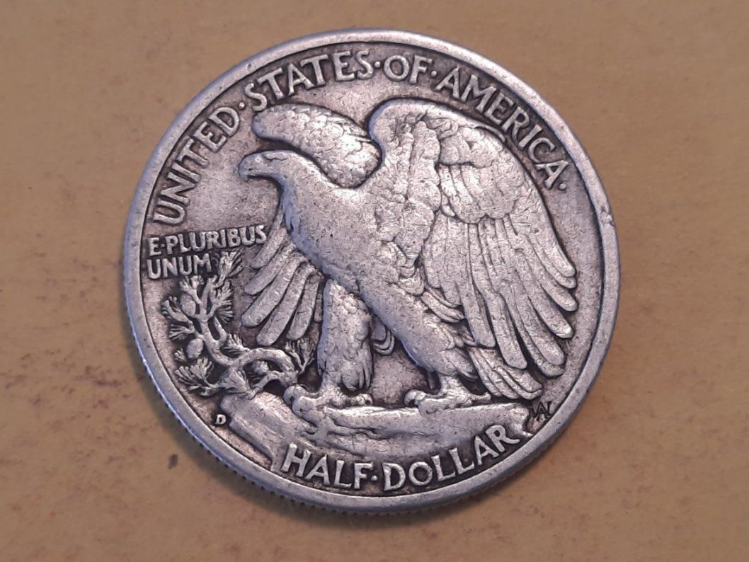 USA Half Dollar Walking Liberty 1943 D Silber (Gebraucht) in Buchs SG ...