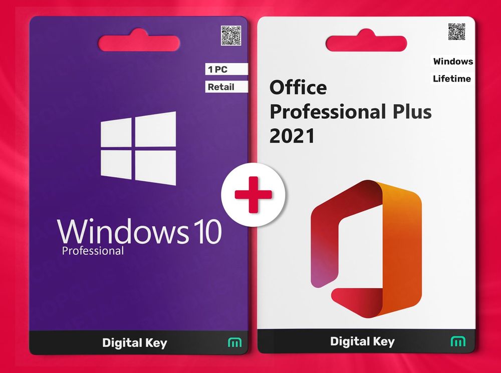 Windows 10 Professional + Office Professional Plus 2021 -1PC (Gebraucht ...