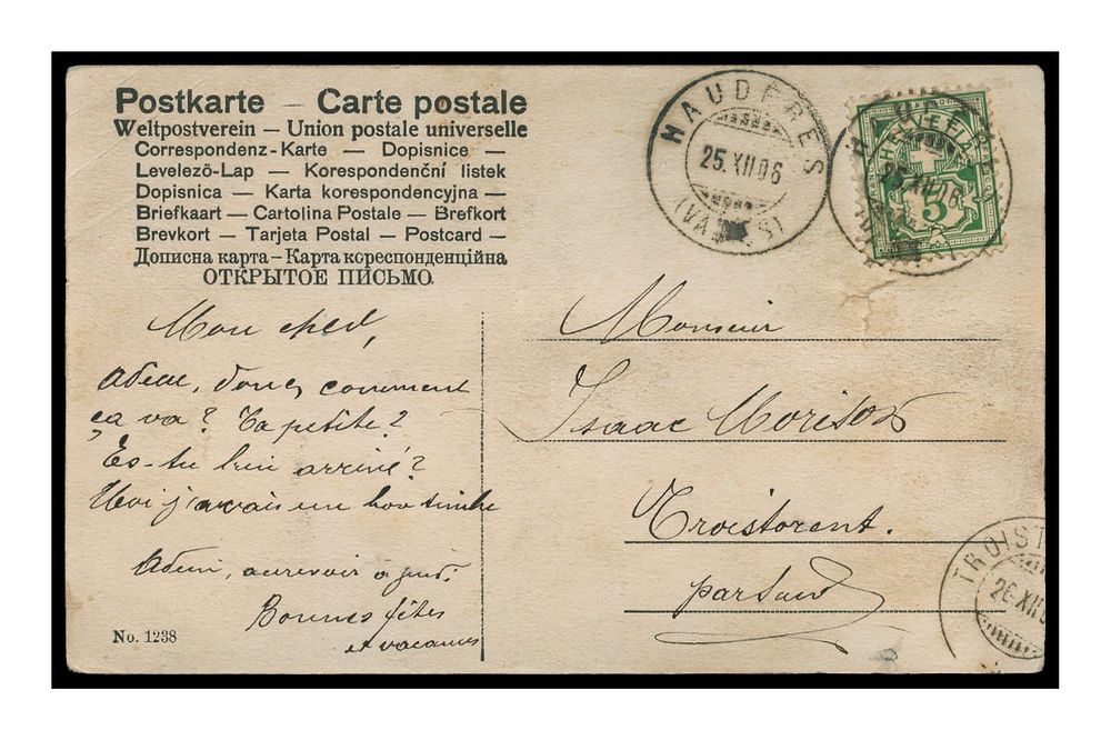 COUPLE EN SCÈNE - 1906"Tendre baiser" (D'occasion) à Onex pour CHF 2 ...