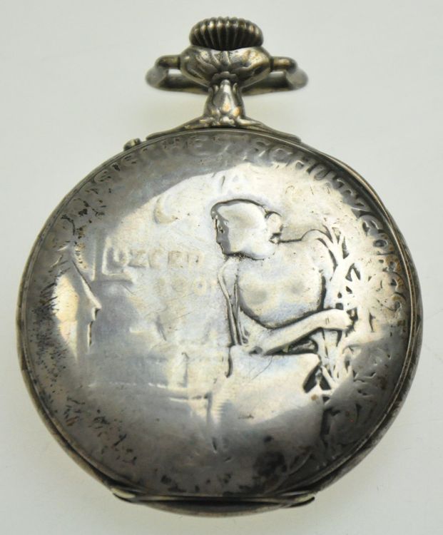 Schützen Taschenuhr aus Silber Luzern 1901 (Gebraucht) in Wettingen für CHF 59 – mit Lieferung ...