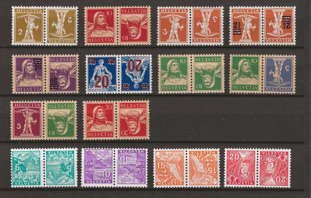 Lot postfrische Kehrdrucke ** | Kaufen auf Ricardo