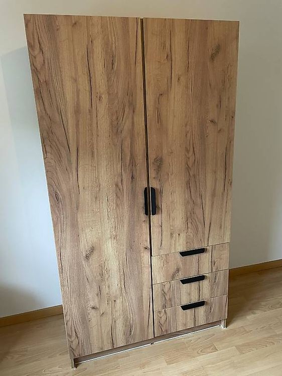 JYSK Kleiderschrank JENSLEV 96x176 2 Türen Wildeiche natur (Gebraucht ...