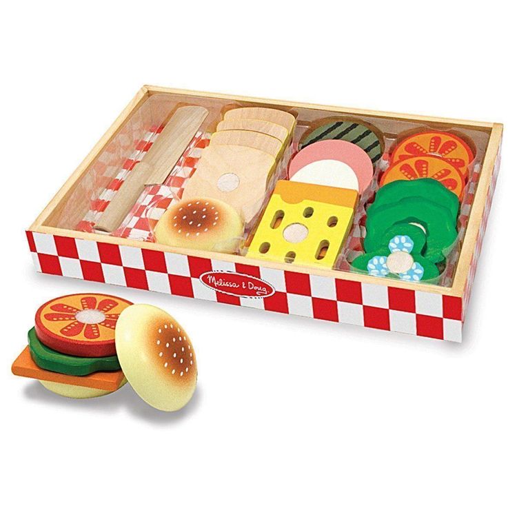 Melissa & Doug Sandwich-Set aus Holz (Neu und originalverpackt) in Biel/Bienne für CHF 22 – mit ...