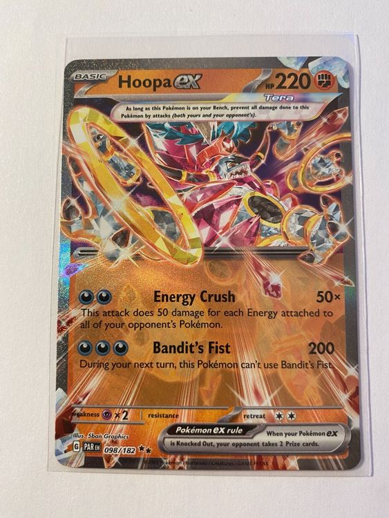 Pokemon Hoopa EX 098/182 Paradox Rift EN (Neu (gemäss Beschreibung)) in ...