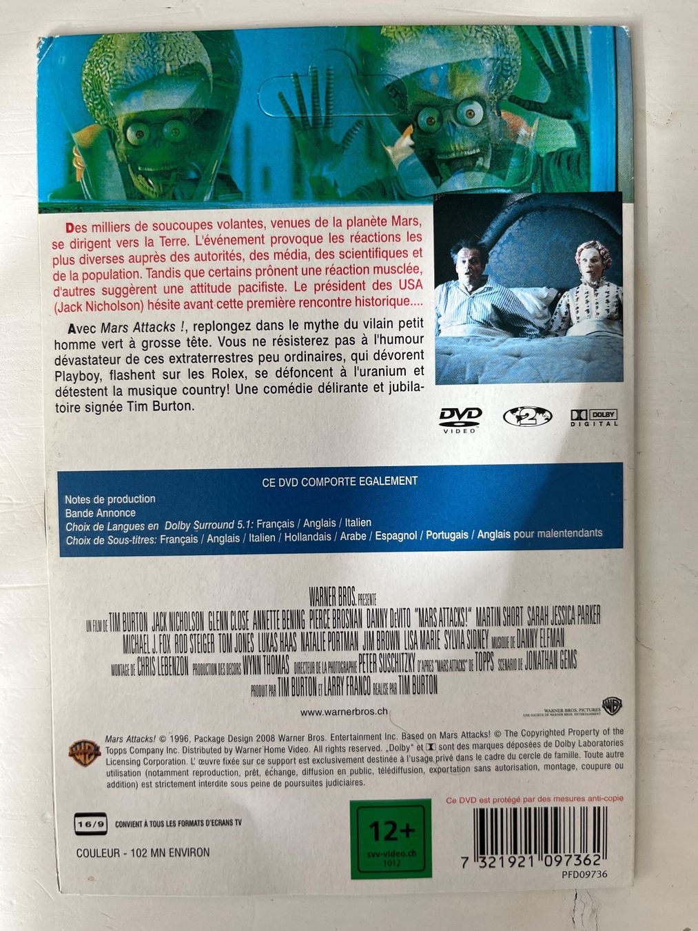 Mars Attacks DVD 📀 (FR/EN) (Neu (gemäss Beschreibung)) in Sierre für CHF 3.95 – mit Lieferung ...