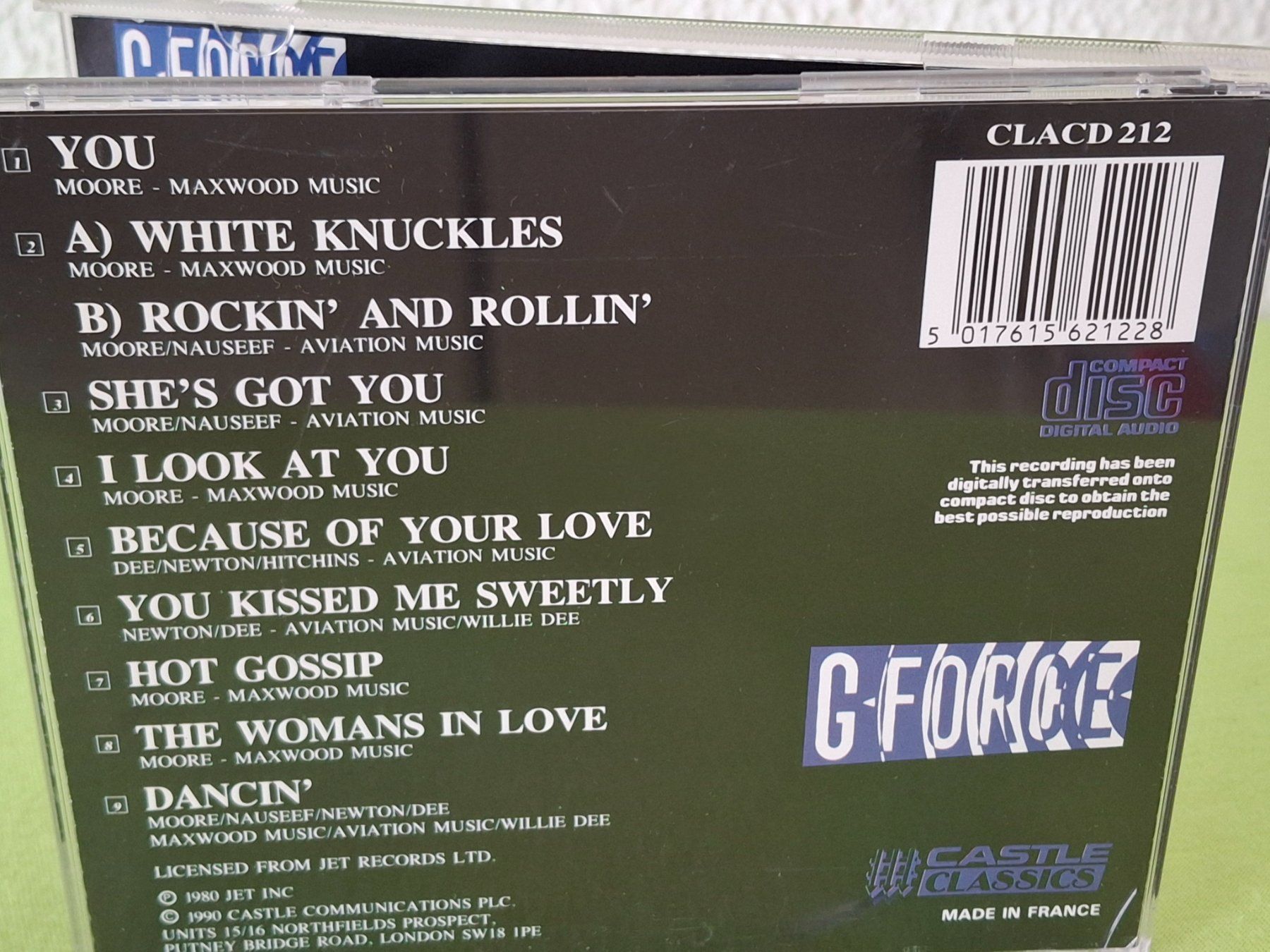 CD G Force - G- Force / Gary Moore - Hard- Rock -Seltene (Gebraucht) in Aarberg für CHF 5 – mit ...