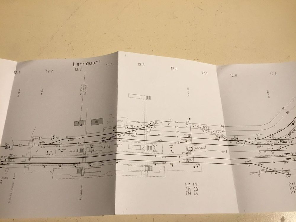 Gleisplan Landquart SBB (Gebraucht) in Mesocco für CHF 4.1 – mit ...