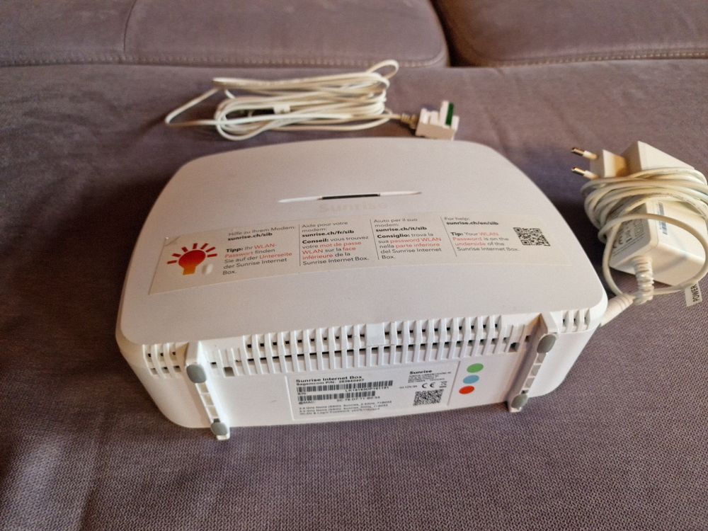 Routeur Internet box Sunrise (Gebraucht) in Carrouge VD für CHF 5 – mit ...