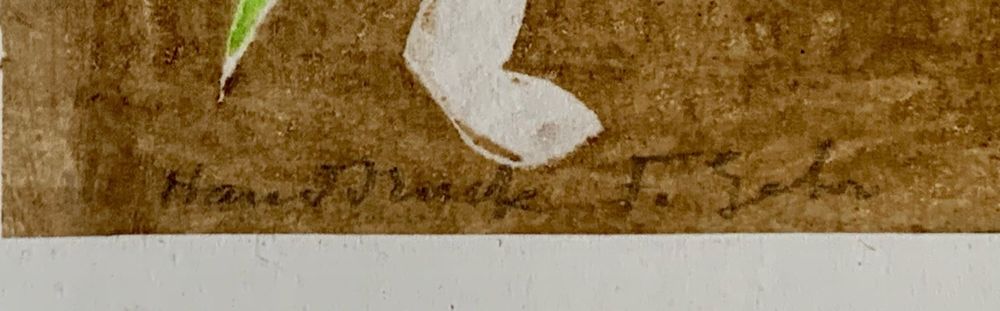 GEHR, Ferdinand, "Engel", Handdruck, signiert. (Gebraucht) in ...
