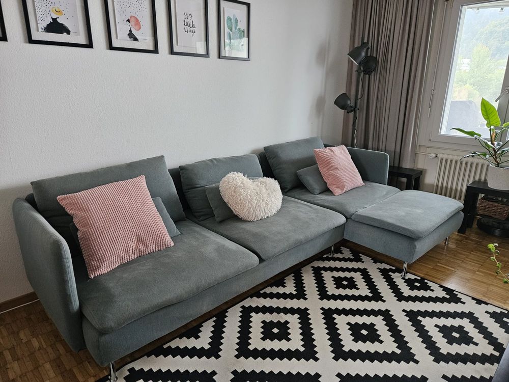 Sofa Ikea Söderhamn Tallmyra light green (Gebraucht) in Baden für CHF ...