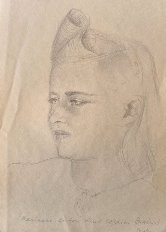 Rodolphe Théophile BOSSHARD (1889-1960) beau dessin certifié (Gebraucht ...