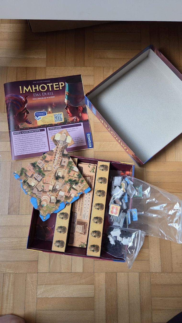 Imhotep: The Duel - Board Game for Two Players - Complete (Gebraucht ...