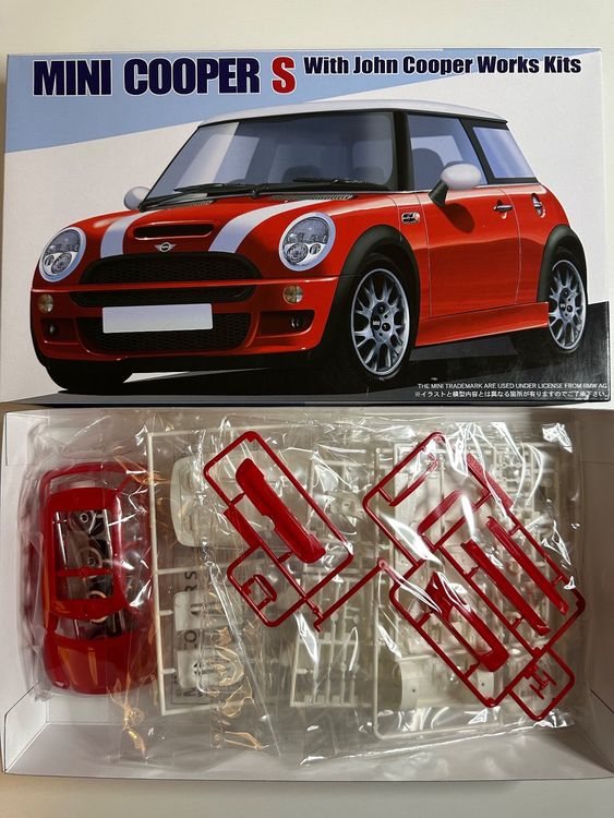 Mini Cooper S - 1:24 Modelbausatz von Fujimi (Neu und originalverpackt ...