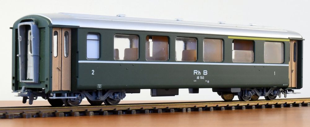 Bemo HOm GS - RhB Personenwagen AB 1545 grün - 3056 (5) | Kaufen auf ...